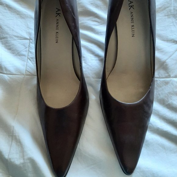 Anne Klein | Shoes | New Brown Leather Heels | Poshmark